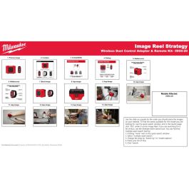 Milwaukee 0950-20 Wireless Dust Control Adapter & Remote Kit