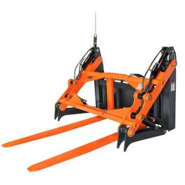 TMG Industrial TMG-SPG60 60" Four-Cylinder Pallet Fork Pipe Grapple