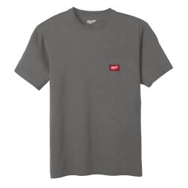 Milwaukee 605B * Pre-Order* HEAVY DUTY POCKET T - SS GRAY