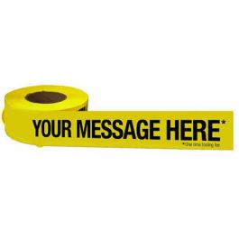 6" Custom Yellow DURATEC® Reinforced Non-Detectable Underground Tape
