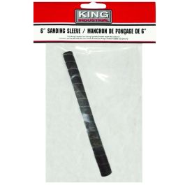 King SL-612-80 6" X 1/2" -80 GRIT WOOD SANDING SLEEVE