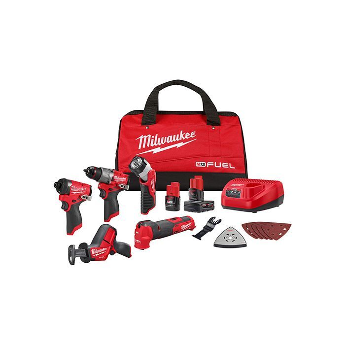 Milwaukee m18 5 piece combo kit store