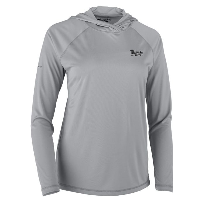 Women's WORKSKIN™ Hooded Shirt - Gray XLarge | Milwaukee Tool Workwear